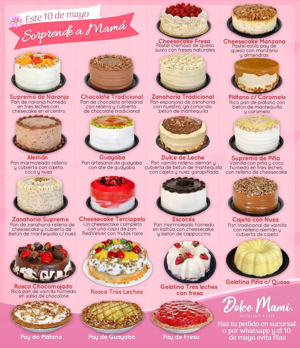 Celebra un dulce Día de las Madres con las delicias que Dolce Mami ...