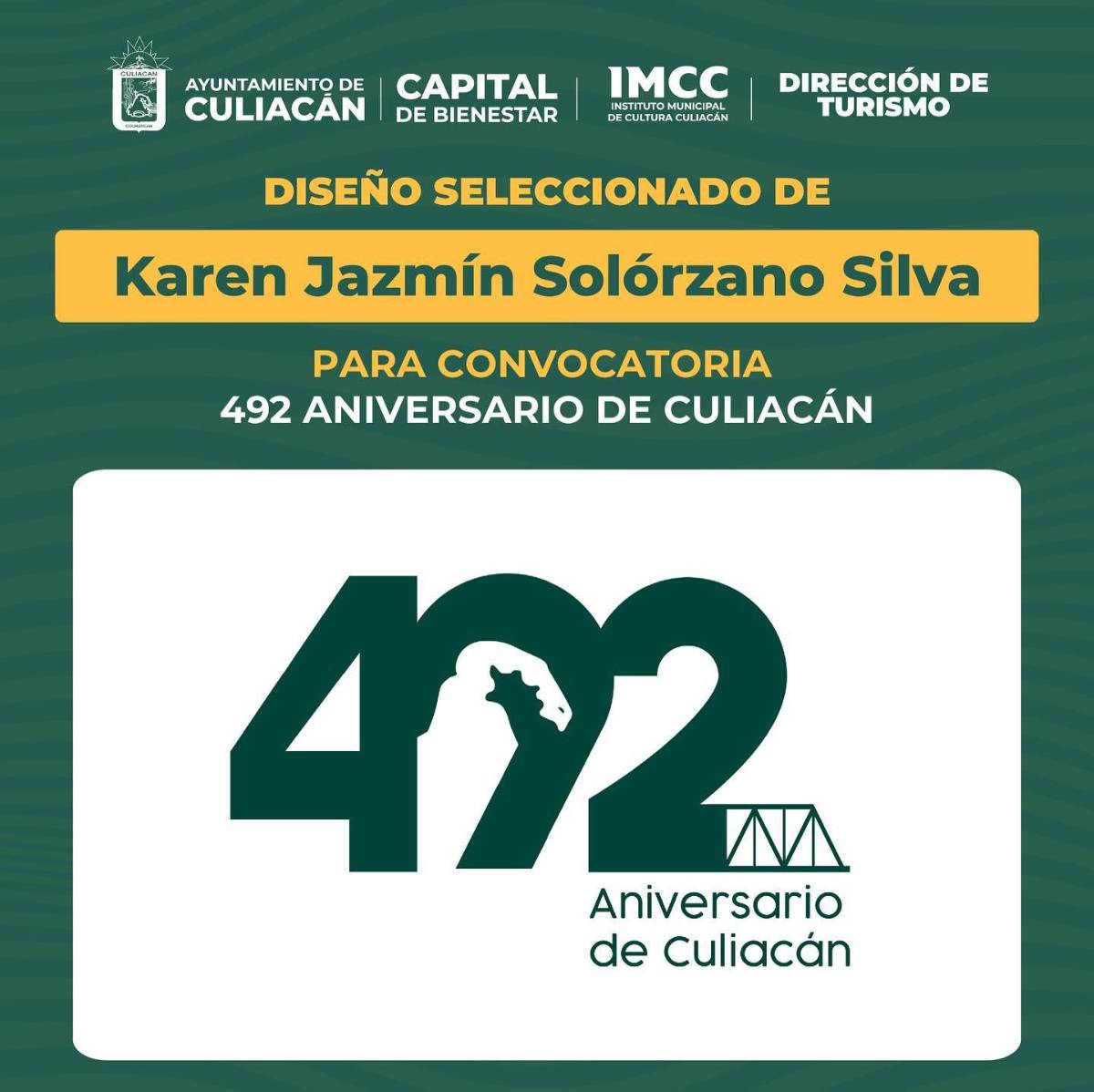 Anuncian finalistas del logo del 492 Aniversario de Culiacán