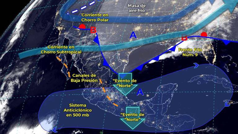 Culiacán y Mazatlán, a 14 grados este martes por presencia del frente ...