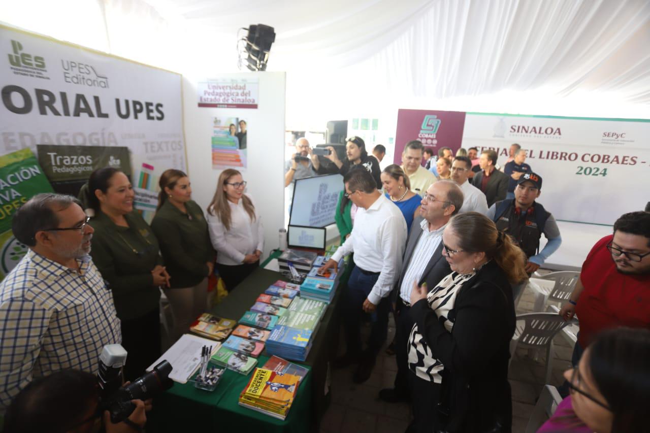 Inauguran la Feria del Libro Cobaes Mazatlán 2024