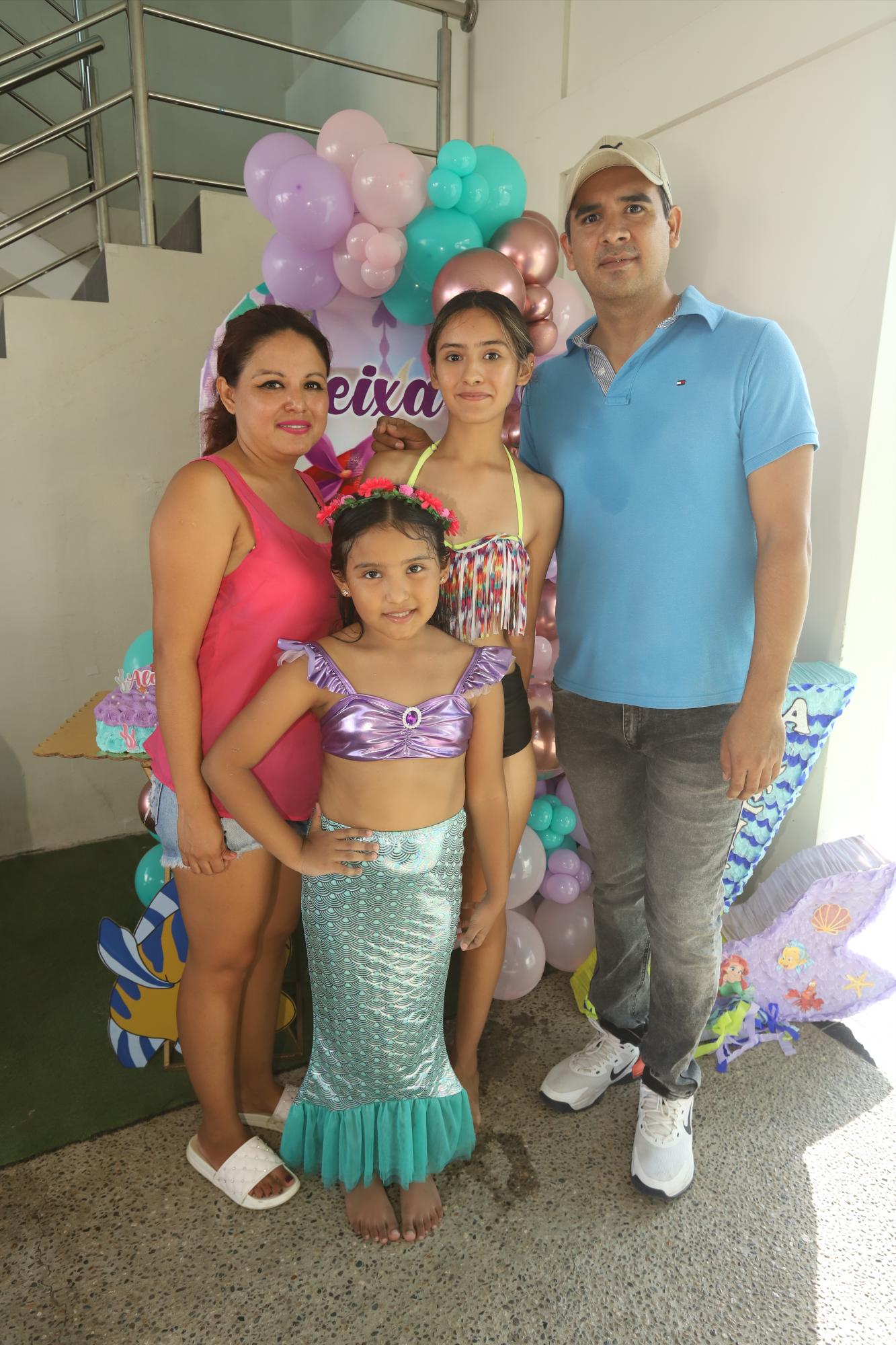 Aleixa es la ‘Sirenita’ en su cumpleaños