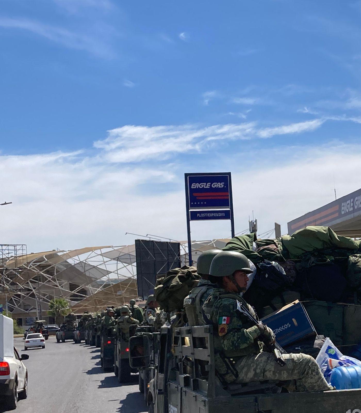 Arriban 300 elementos del Ejército Mexicano para reforzar la seguridad en Sinaloa