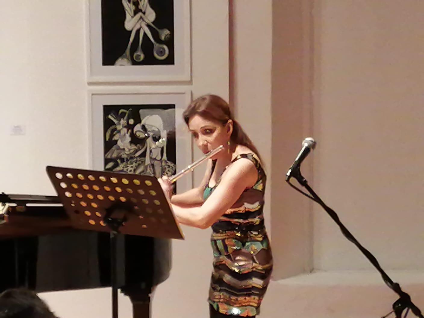 Disfrutan el concierto de música rusa con Frida Fernández y Eduardo Pérez