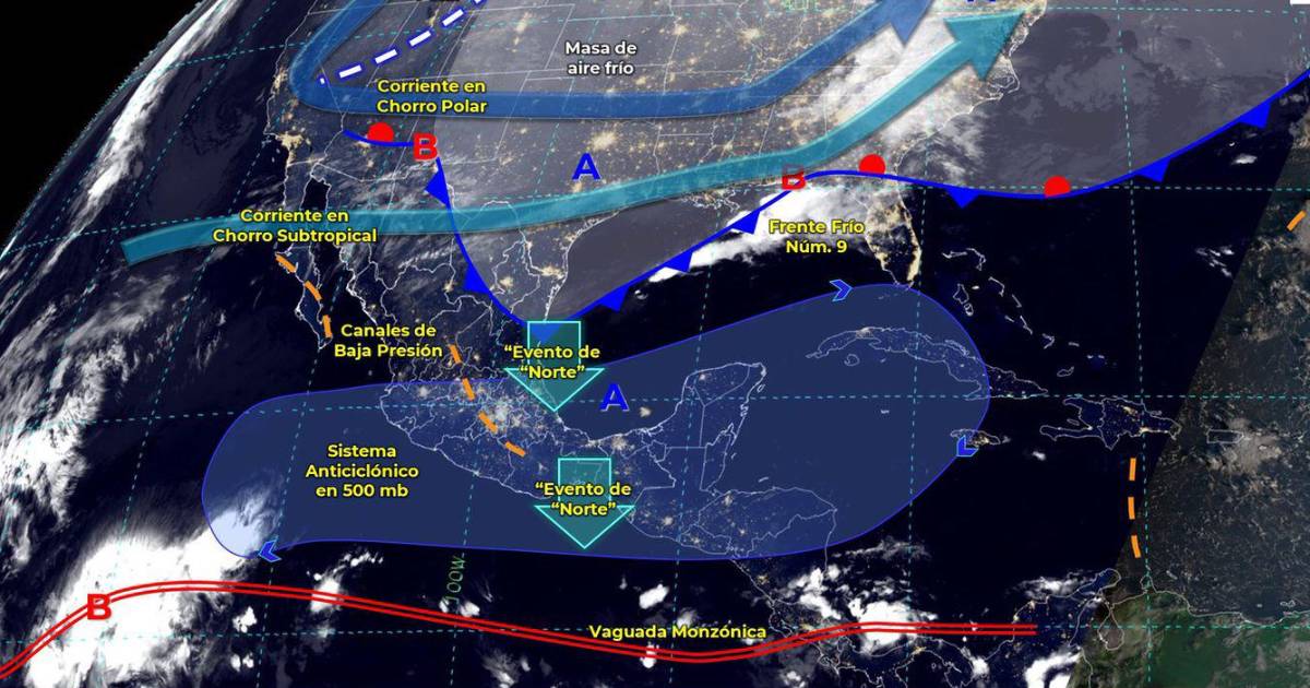 Culiacán y Mazatlán, a 14 grados este martes por presencia del frente ...