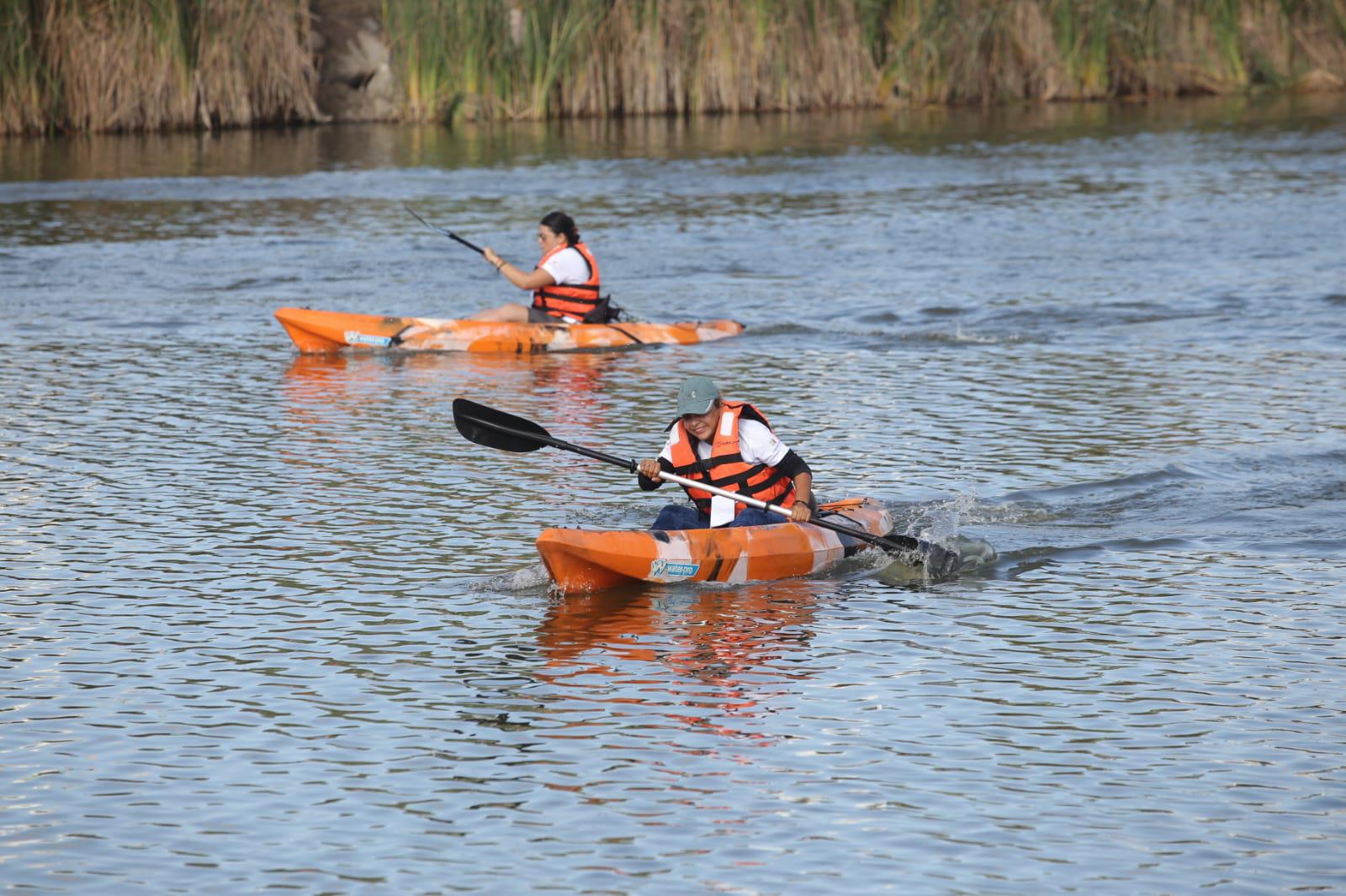 Se vive con algarabía la primera Carrera Recreativa de Kayak Mazatlán 2022