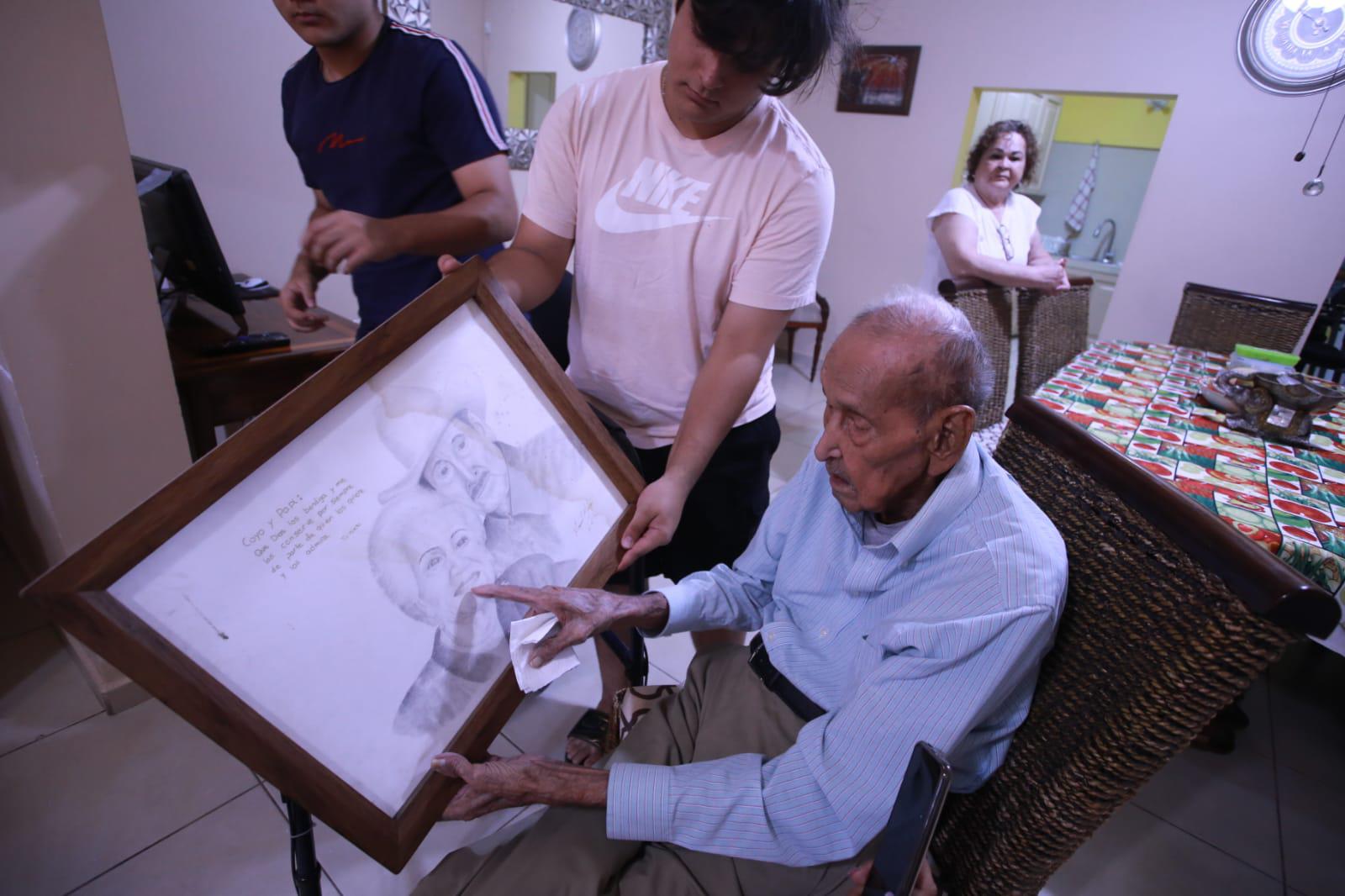Don Manuel, 105 años llenos de historias y de dinastía