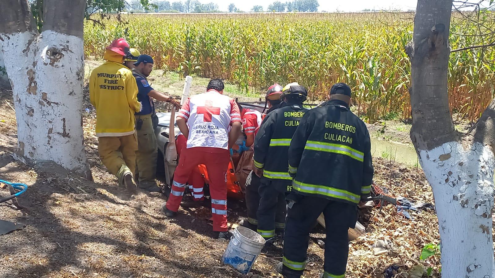 Conductor resulta herido tras ser chocado por tráiler en Culiacán