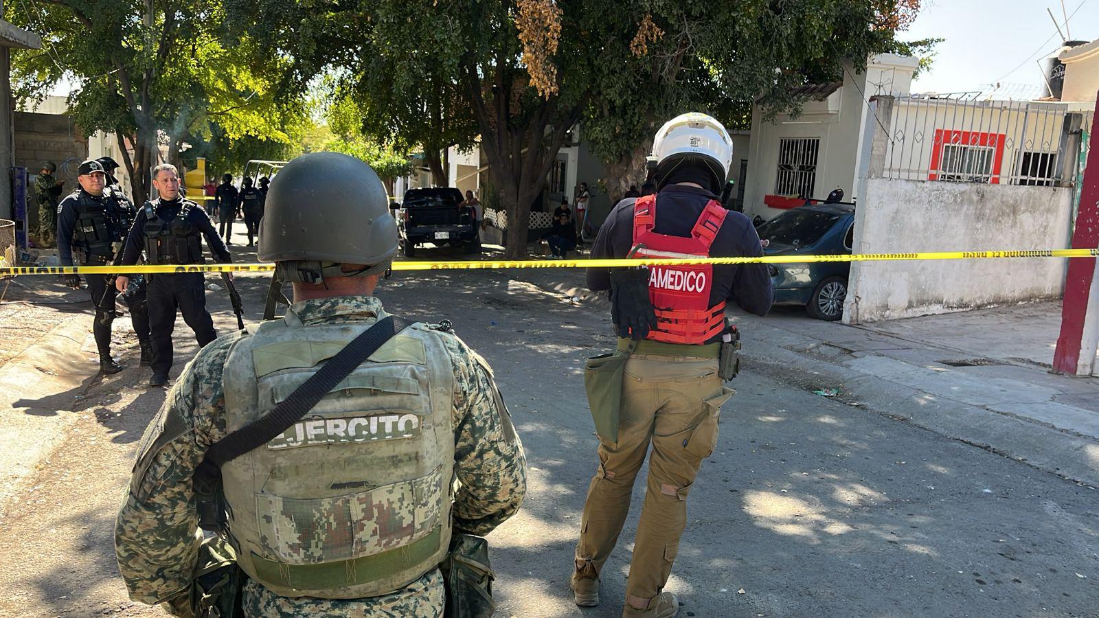 Ataque a balazos deja 2 muertos y un herido en Villa Bonita, en Culiacán