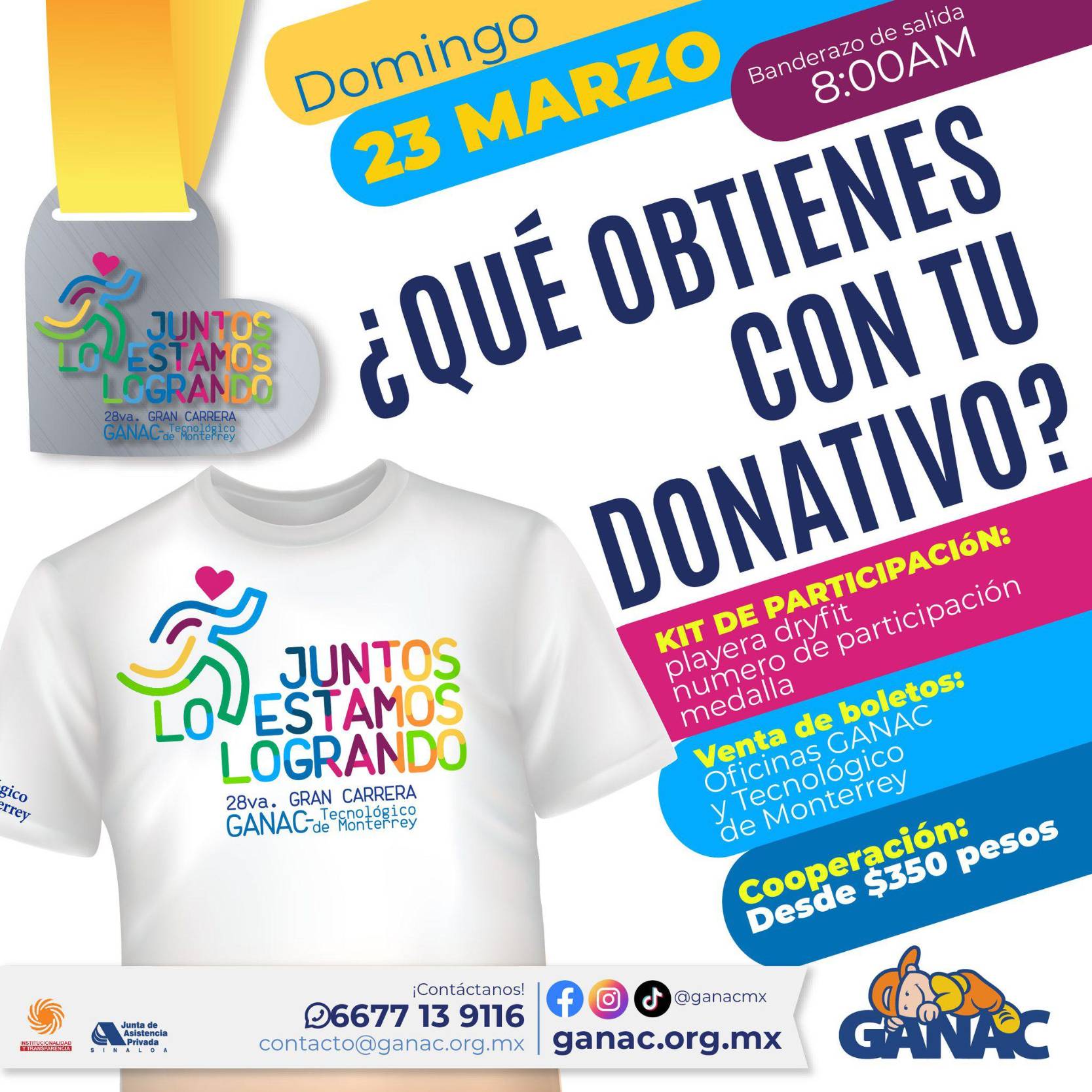 Ya viene la tradicional ‘Gran Carrera de Ganac-Tec de Monterrey’
