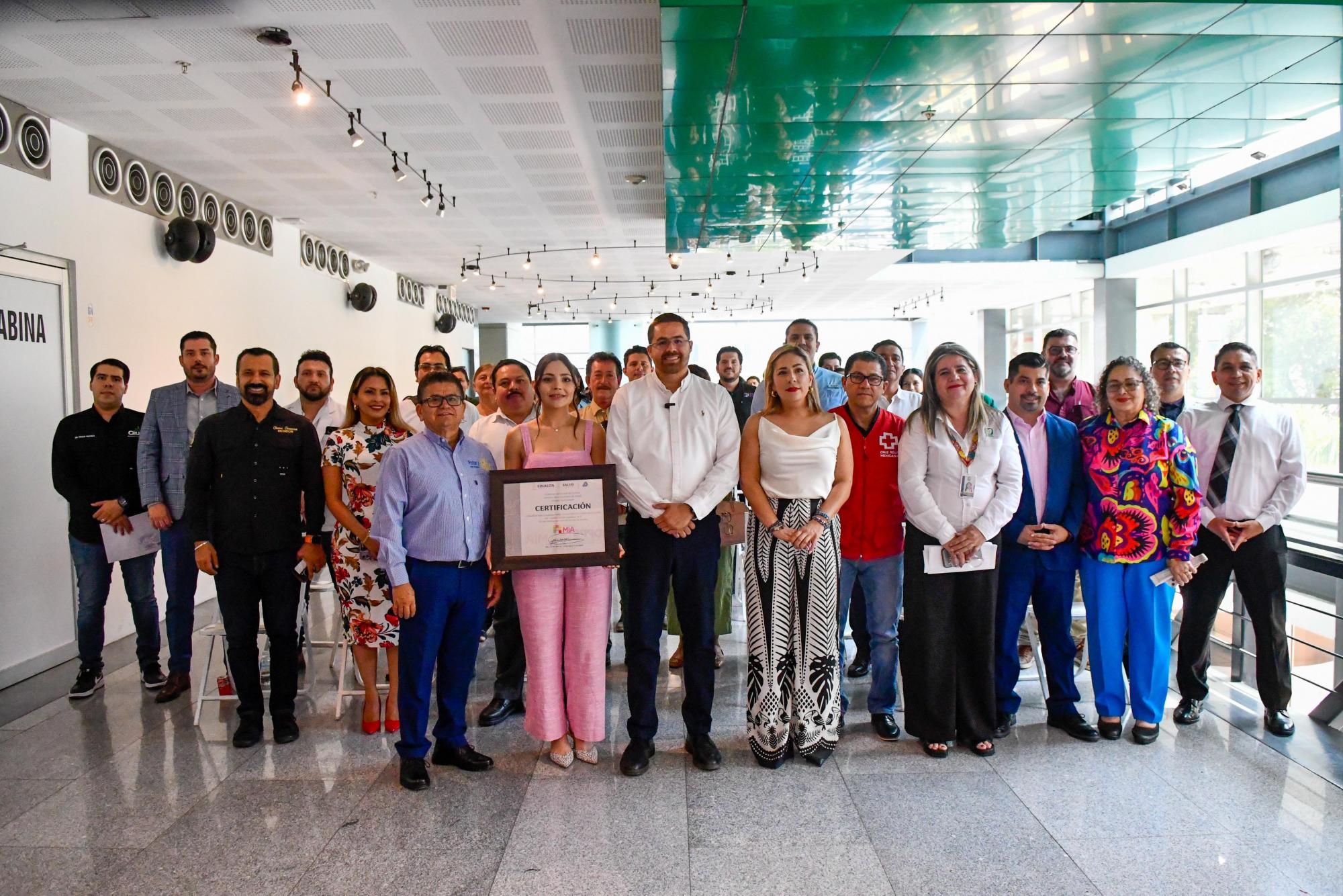 La Secretaría de Salud de Sinaloa certifica al Instituto MIA como espacio cardioprotegido