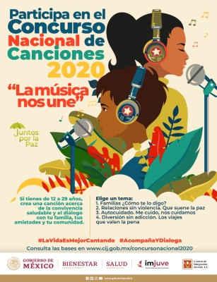 "Invitan a participar en Concurso Nacional de Canciones 2020"