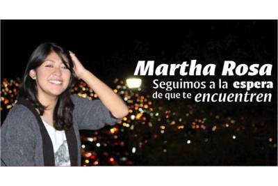 "Maestros y alumnos se movilizan por la desaparición de Martha Rosa y ...