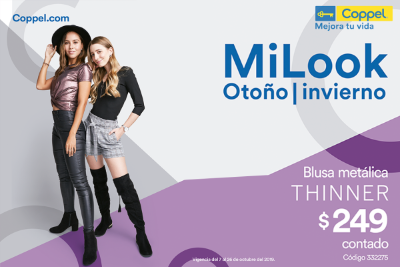 "Los mejores looks para la temporada otoño-invierno están en Coppel"