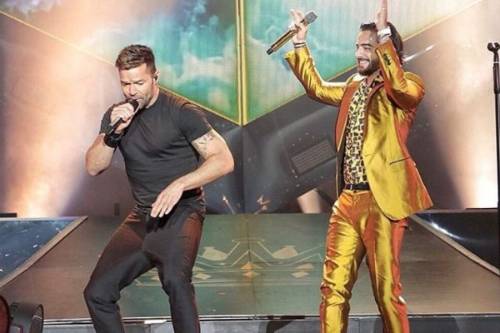 "Se reencuentran Maluma y Ricky Martin"