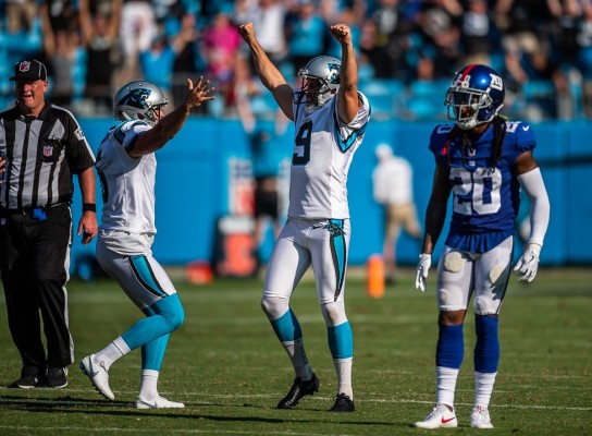 "Espectacular gol de campo de Gano da triunfo a Carolina Panthers"