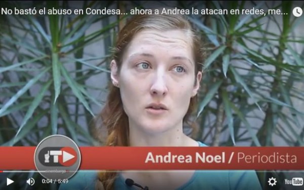 "La periodista Andrea Noel, víctima de agresión sexual en la Condesa ...