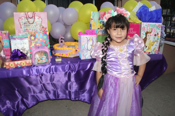 "María Fernanda Abrajan Peraza es ‘Rapunzel'"