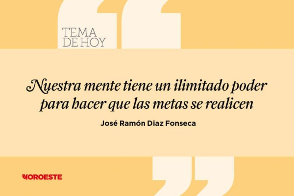 "Tema de hoy: El poder ilimitado de la mente"