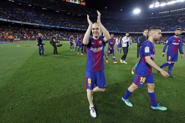 "Don Andrés Iniesta dice adiós al Barcelona con triunfo sobre la Real ...
