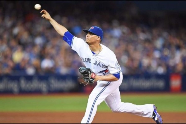 "El sinaloense Roberto Osuna, pitcher de los Toronto Blue Jays ...