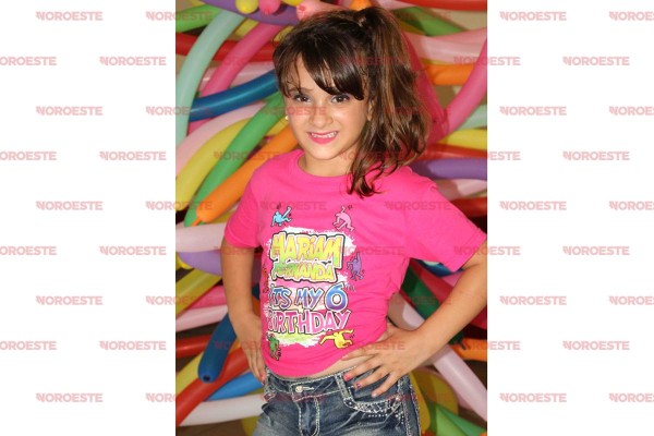 "Maríah Fernanda Rubio Peraza es una bailarina en su fiesta"