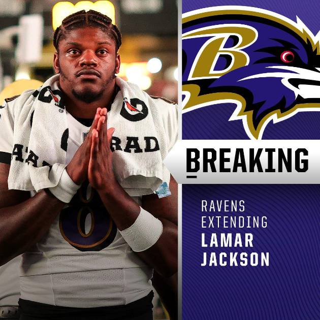 Lamar Jackson se convierte en el jugador mejor pagado de la NFL