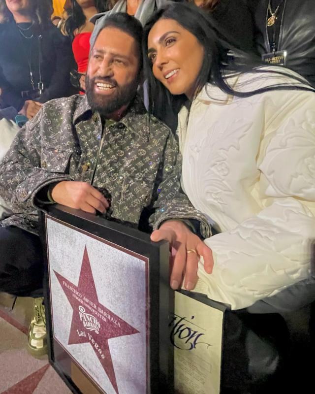 Devela Pancho Barraza estrella en Paseo de la Fama en Las Vegas