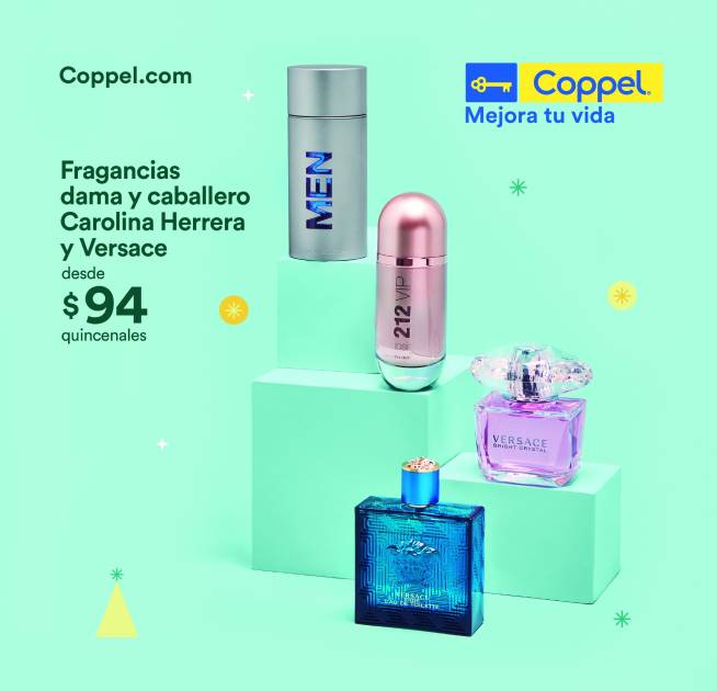Las mejores fragancias a los mejores precios, solo en Coppel