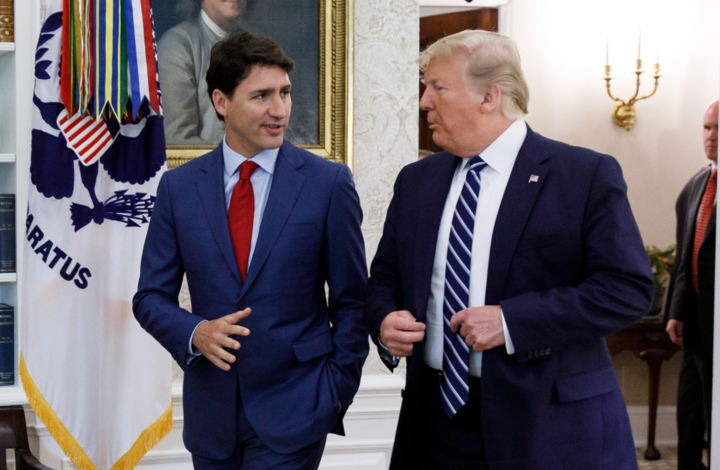 Trudeau cena con Trump en su mansión de Mar-a-Lago, en Florida