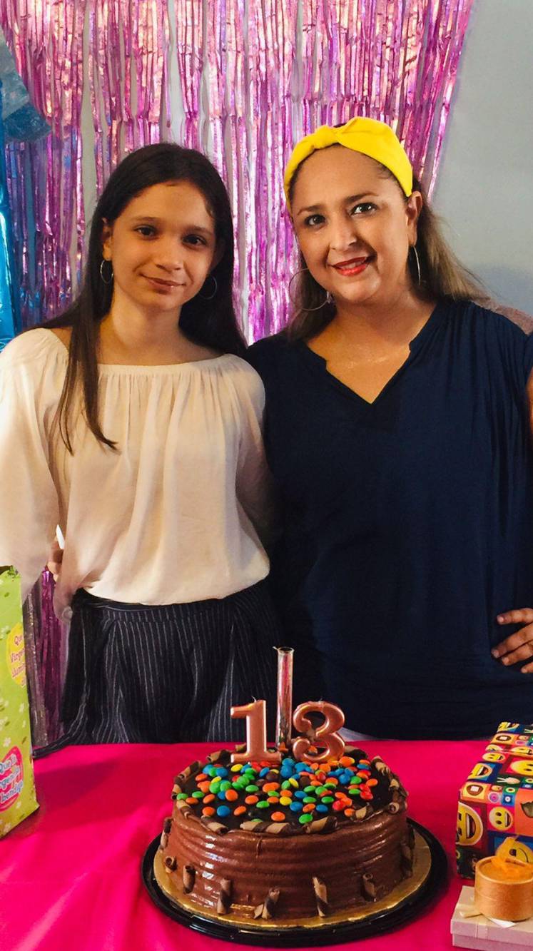 Renata Acosta festeja sus 13