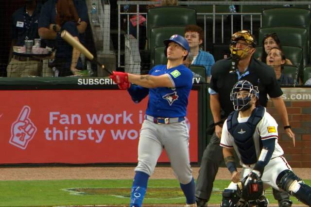 Brandon Valenzuela conecta jonrón, pero Toronto cae ante Atlanta