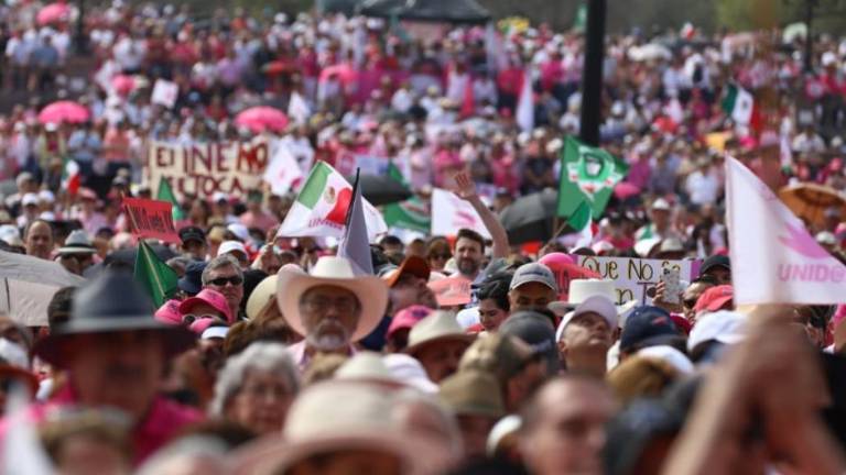 De norte a sur del país, se realizan marchas pacíficas en defensa del INE