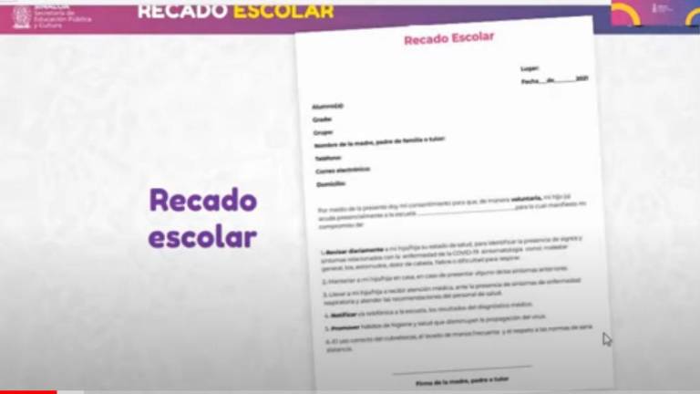 ¿Qué es el recado escolar y qué pasará en caso de contagio de Covid en ...