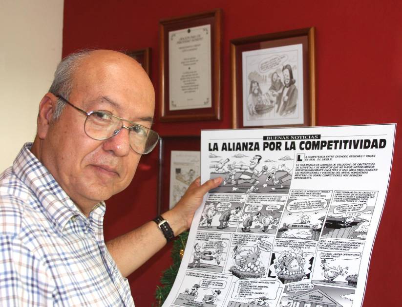 El cartón evidencia lo que está bien o está mal: Gilberto Ceceña Nuño