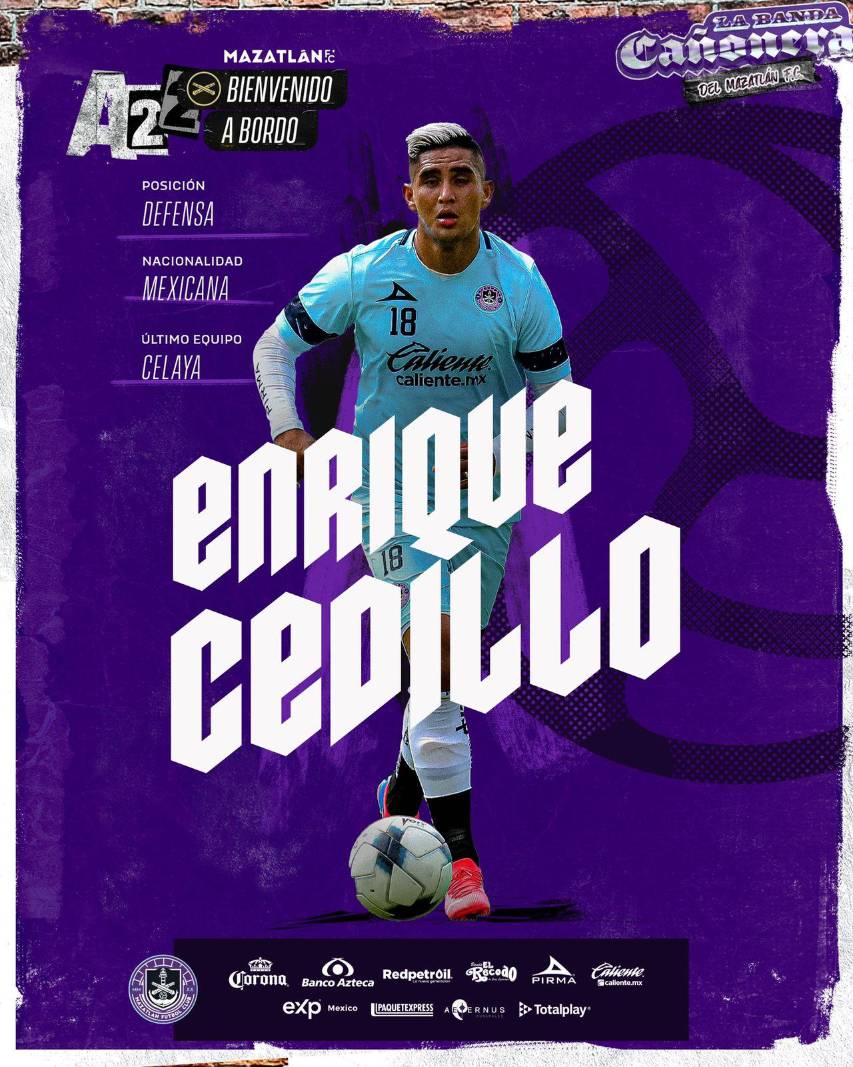 Efraín Orona y Enrique Cedillo se incorporan al Mazatlán FC