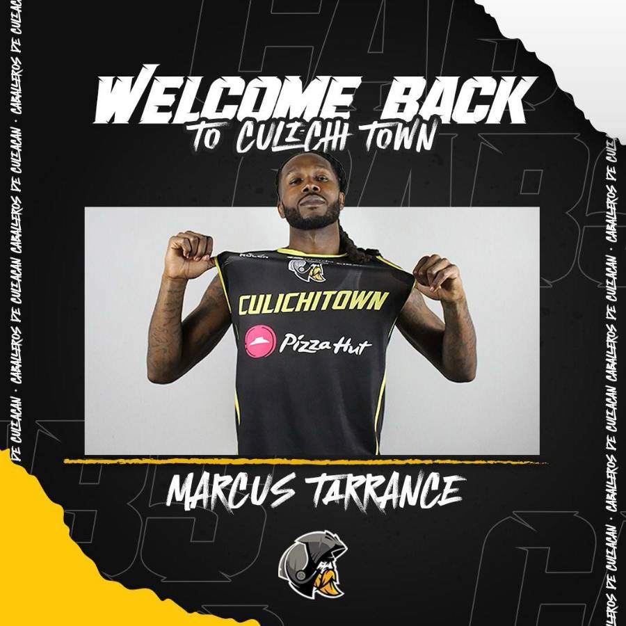 Marcus Tarrance se vestirá de nuevo como jugador de Caballeros de Culiacán