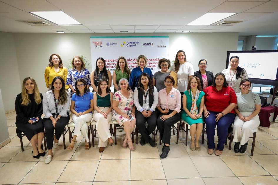 DIF Sinaloa y Fundación Coppel firman convenio de colaboración